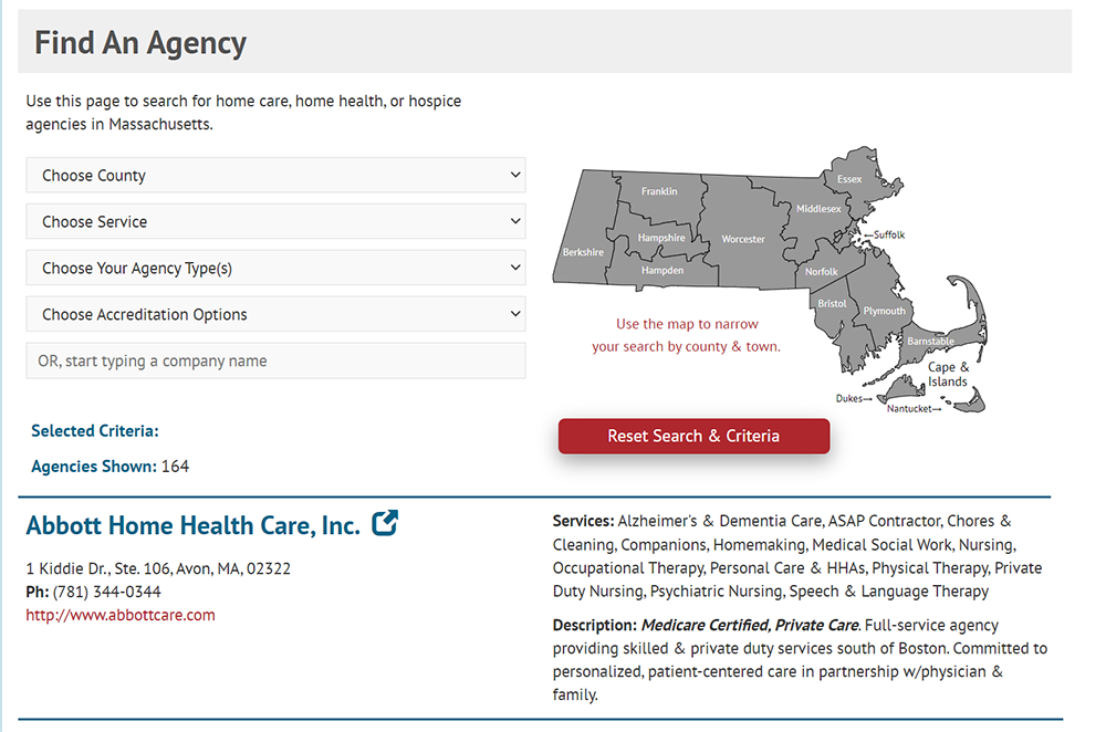 Further Improvements to Find-An-Agency Search – Think Home Care Blog